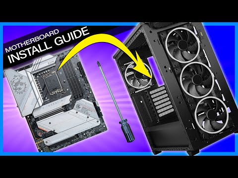 How to Install a Motherboard into a PC Case