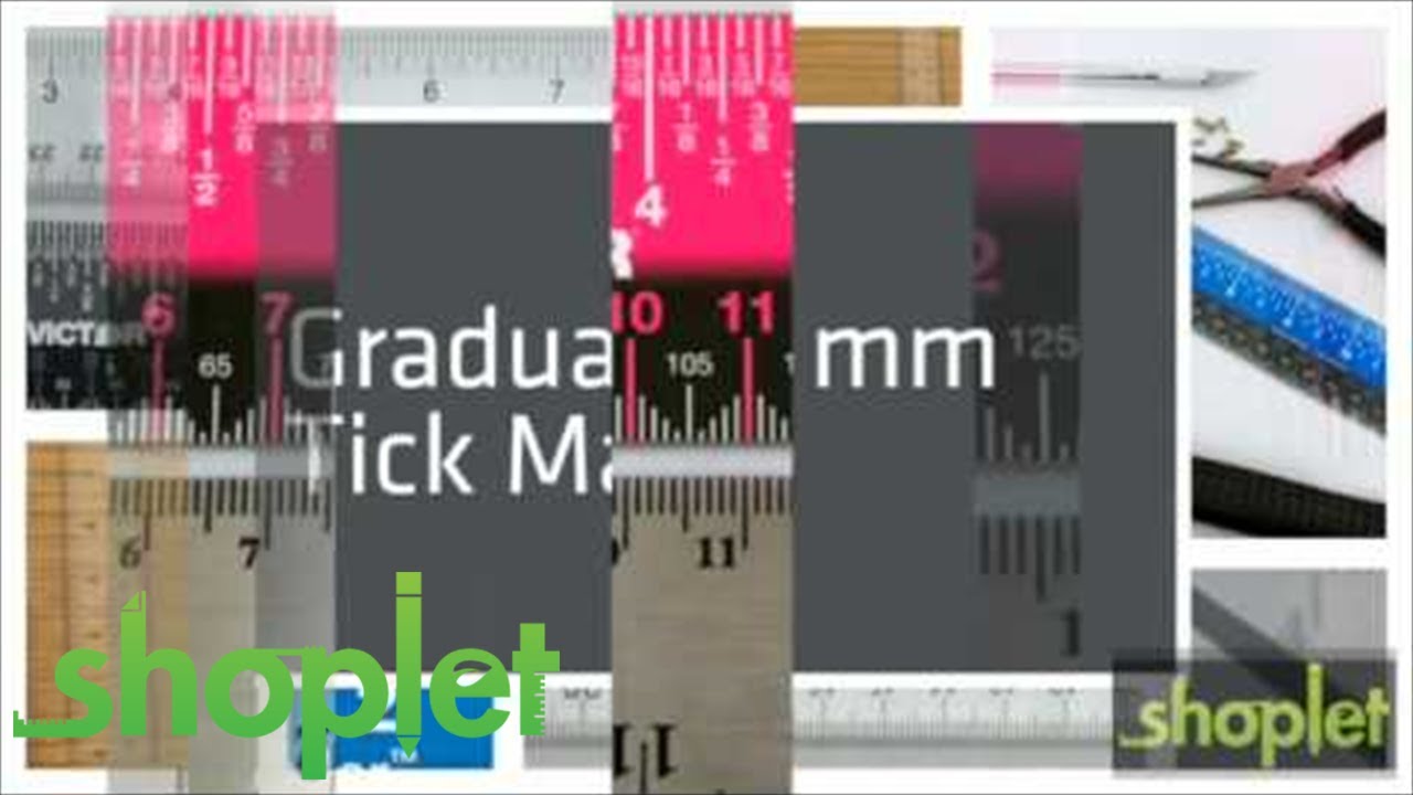 Victor Easy Read Stainless Steel Ruler - VCTEZ12SBL - Shoplet.com