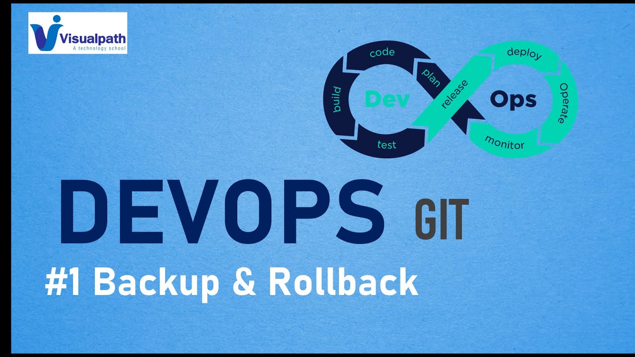 #1 Backup & Rollback in GitHub | Git Tutorial for Beginners | Visualpath