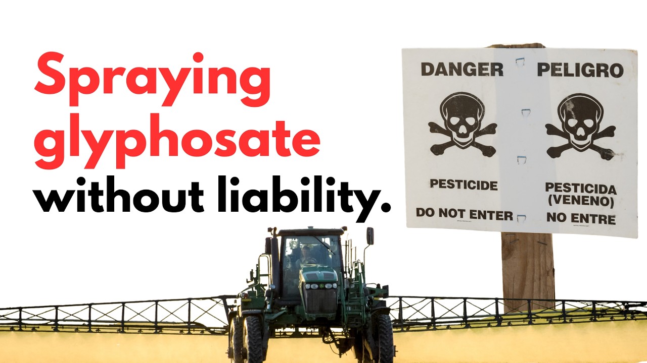 Spraying Glyphosate With ZERO Liability