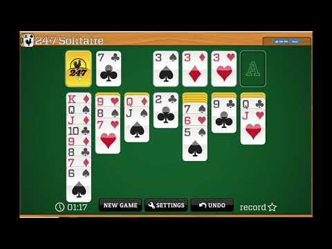 24/7 Solitaire/Klondike 3 Deal Card Solitaire Game/Free Online Card Game