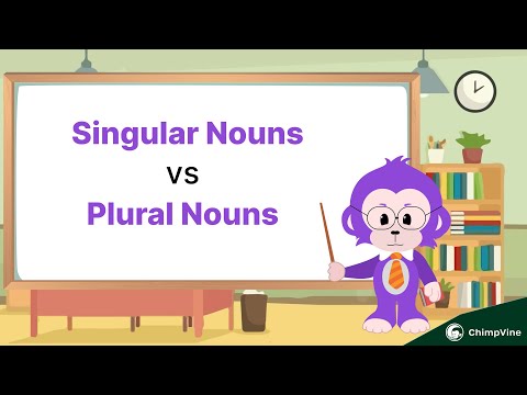 Singular Noun vs Plural Noun For Kids | ChimpVine