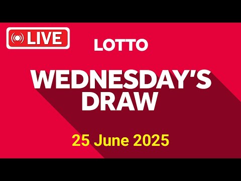 The National Lottery Lotto Draw Live results from Wednesday 25 June 2025, tonight's lotto Draw live