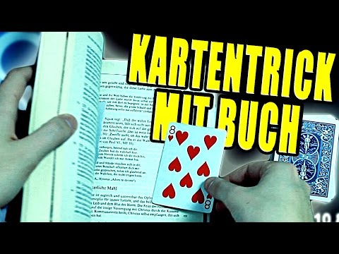 VERBLÜFFENDER KARTENTRICK MIT BUCH - MIT ERKLÄRUNG FÜR ANFÄNGER