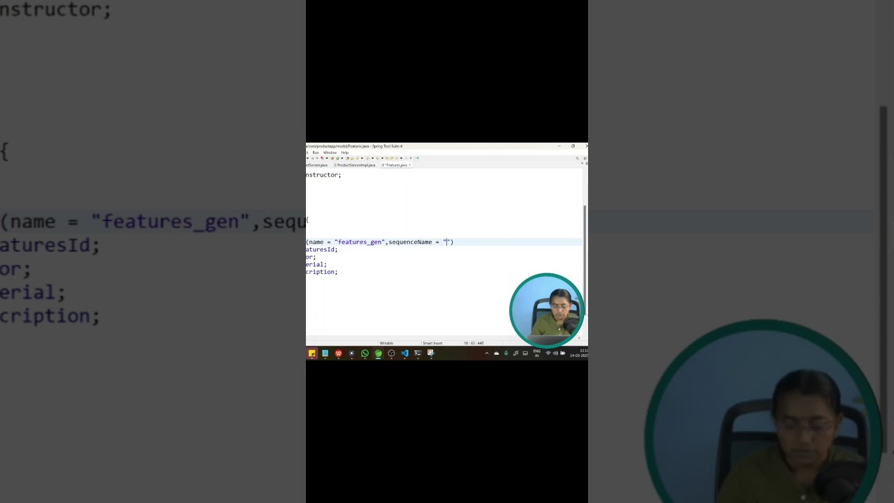 How to generate sequence using sequence generator? #springframework #shristitechacademyspring