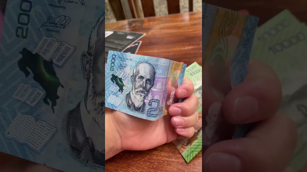 Unveiling Costa Rica's Cool Currency: Exploring the Colón and its Fascinating Features! #shorts
