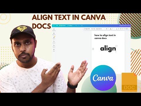 The SECRET to Perfect Text Alignment in Canva Docs | how to align text in canva docs