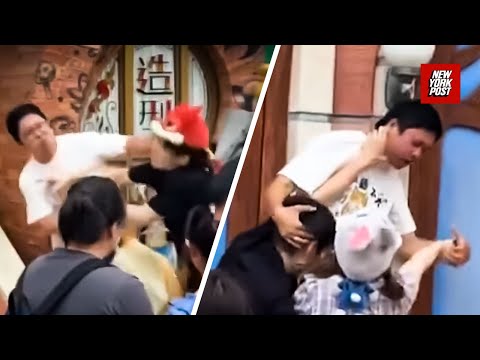 Disneyland meltdown: Grown adults throw punches over photo line