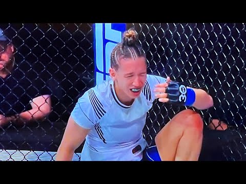 Kneeing a Grounded Opponent! What a Dirty Dirty move!!! | Mandy Bohm vs Ji Yeon Kim | UFC ABC 4