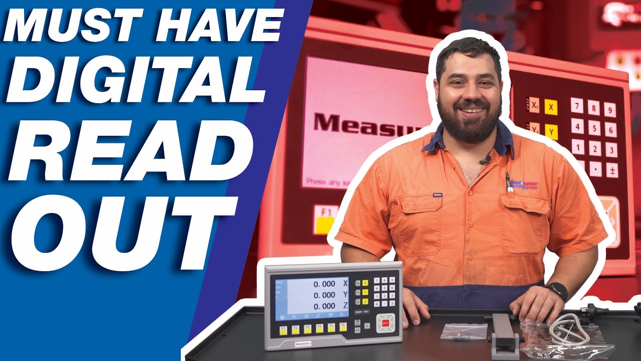 Must-Have for Milling and Lathe Operations: Measumax MX-30i Digital Readout | Demo by Anthony
