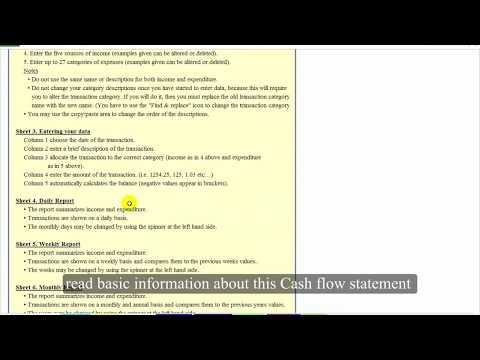 Daily Cash flow Statement V03