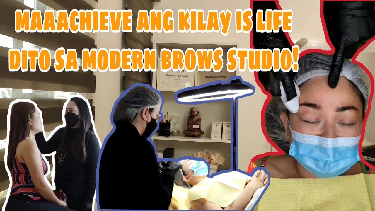 MODERN BROWS STUDIO. Vlog #25 Getting my eyebrows done for the first time.