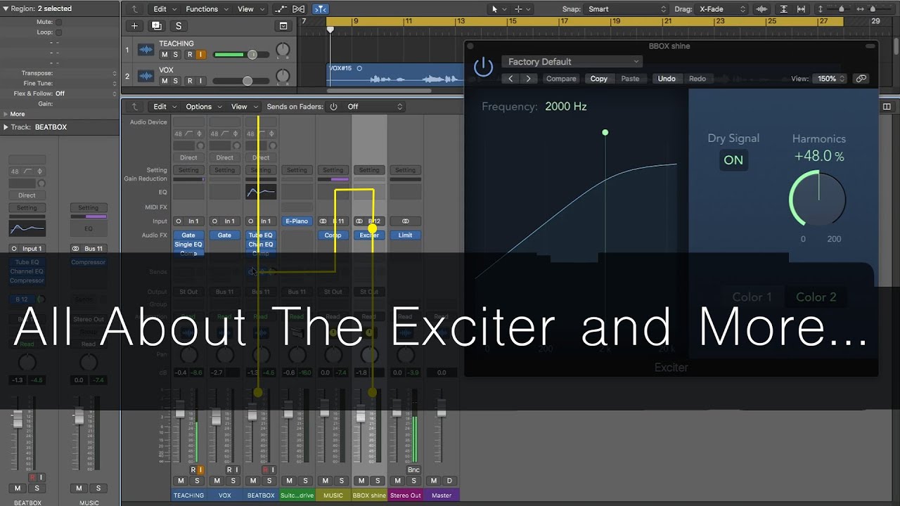 All About The Exciter Plus Parallel Processing