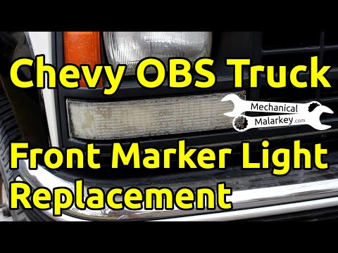 OBS Chevy Truck Front Marker Light Replacement | Mechanical Malarkey