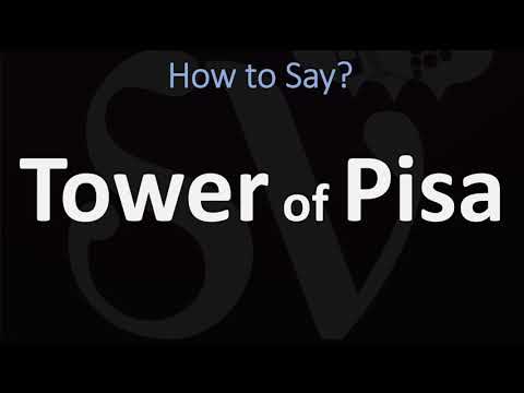 How to Pronounce Tower of Pisa? (CORRECTLY)