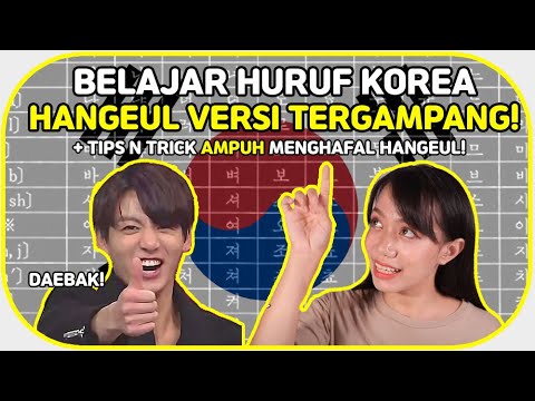 Belajar Hangeul Huruf Korea MUDAH BANGET || Kompilasi Borassaem