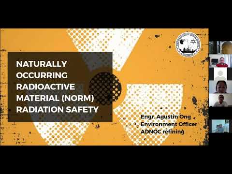 WEBINAR: Naturally Occurring Radioactive Material (NORM) Radiation Safety