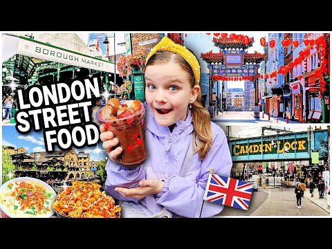 Best LONDON FOOD MARKETS & Attractions to Visit w/ KIDS – Tasty Food & FUN LUNCHES
