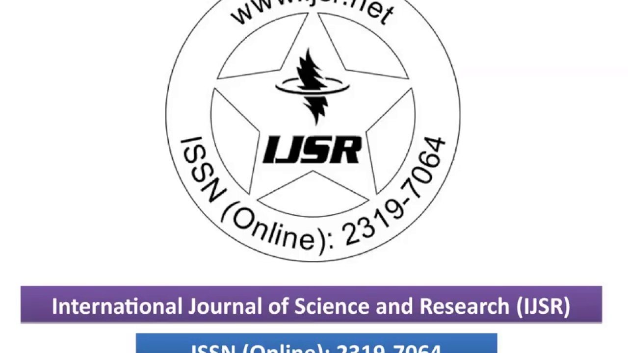 International Journal of #Science and #Research (#IJSR), www.ijsr.net