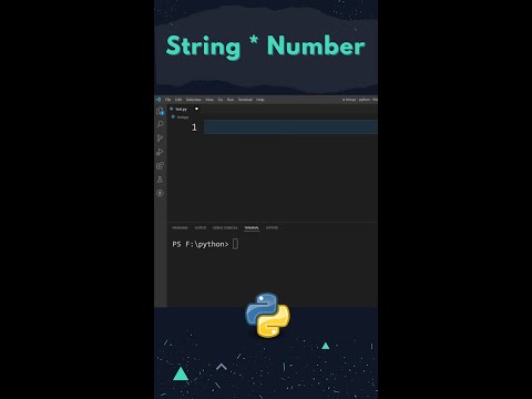 What Happens If We Multiply a String With a Number in Python ? Python Interview Question | #shorts
