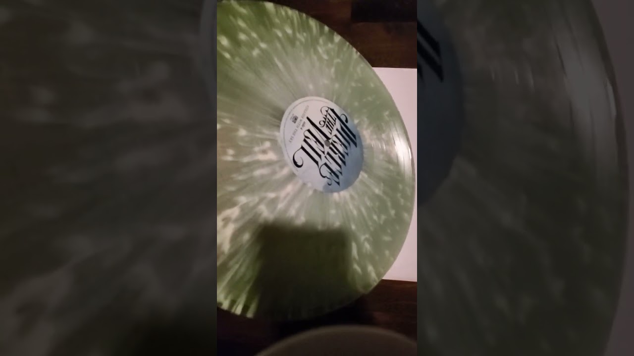 SOLD!!! 2013 US Pierce The Veil - Collide With The Sky - VG+VG+ - Coke Bottle With Bone Splatter