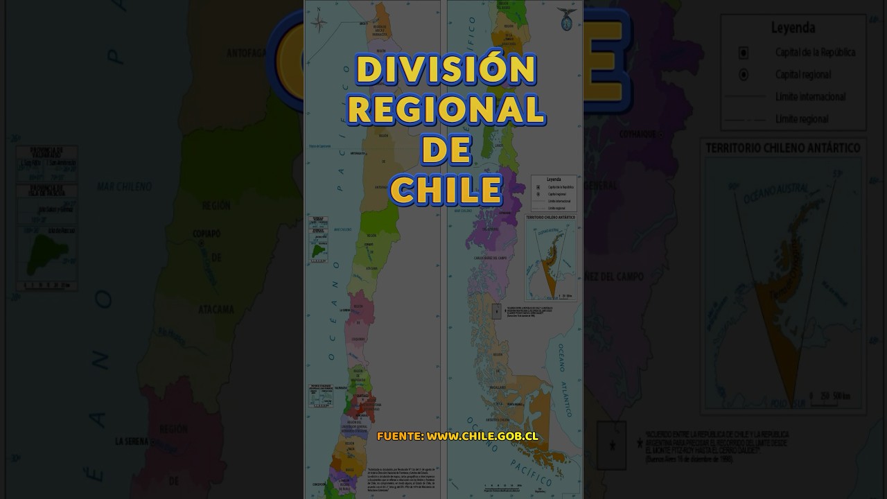 División regional de Chile #educación #geografía #chile