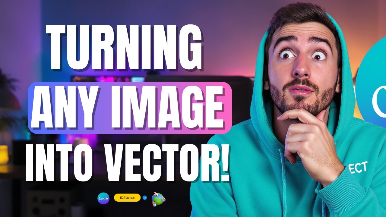 Turn ANY Image Into a Vector in Canva for FREE (Beginner Trick!)