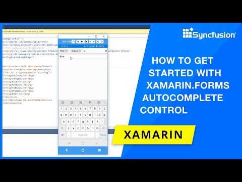 Learn How to Get Started with Xamarin Forms Autocomplete Control - Mind Luster