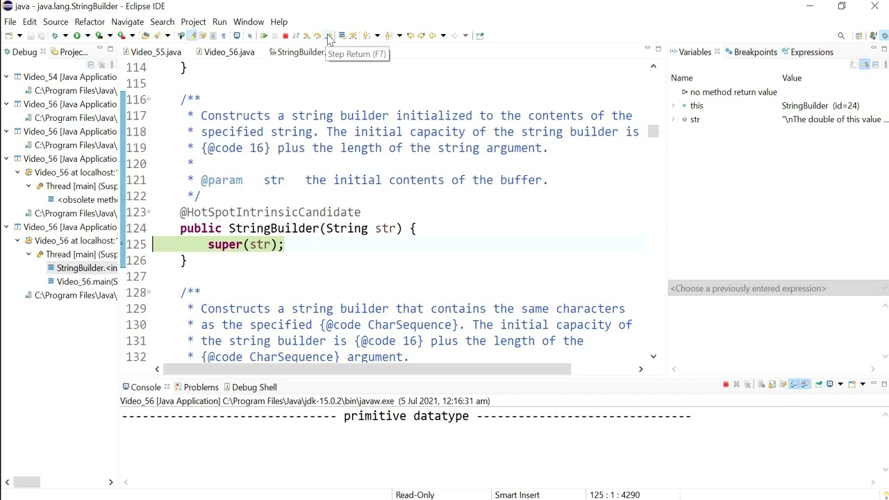 Java 56: Debugging in Eclipse