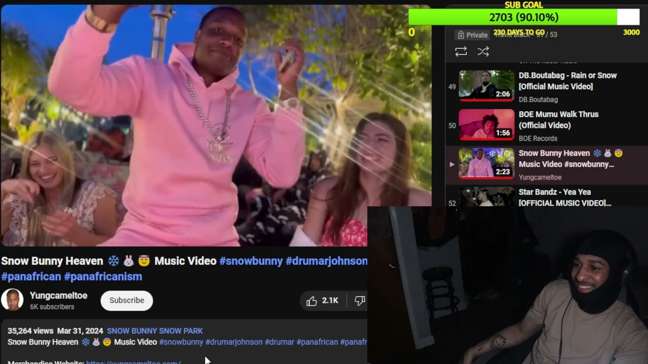 Yungcameltoe - Snow Bunny Heaven (Reaction)
