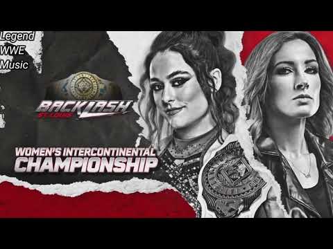 WWE Backlash 2025 Lyra Valkyria vs Becky Lynch Women's IC Championship Official Match Card