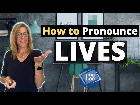 How to Pronounce Lives in American English