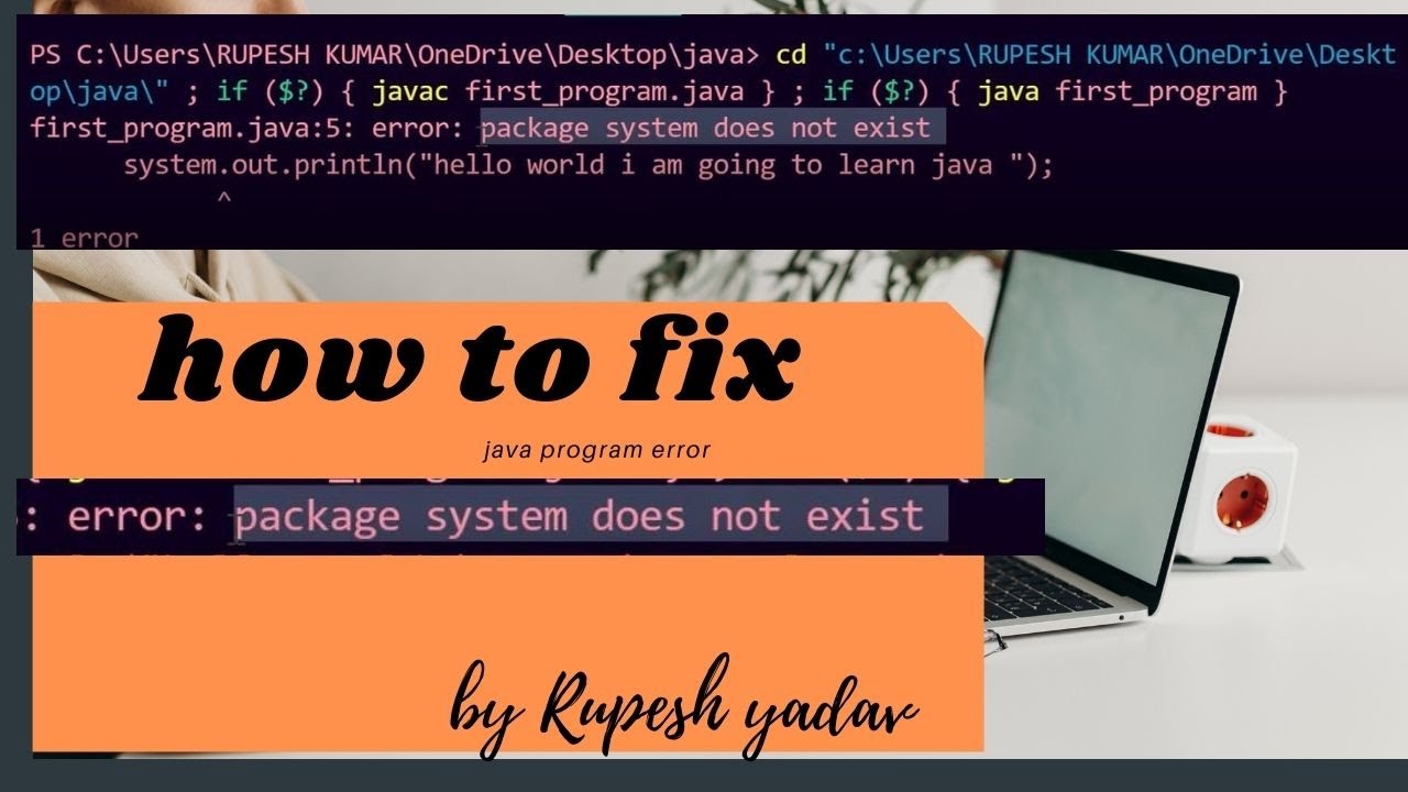 how to fix error:  