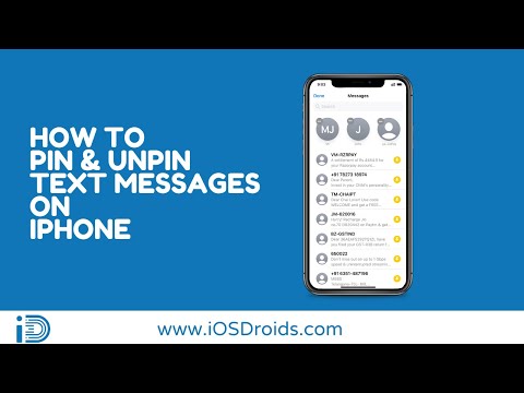 How to Pin and UnPin a Text Message on iPhone