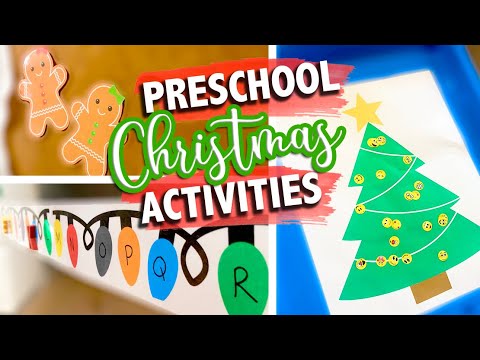 CHRISTMAS THEMED PRESCHOOL ACTIVITIES | Play-Based Preschool Christmas Curriculum | The Carnahan Fam