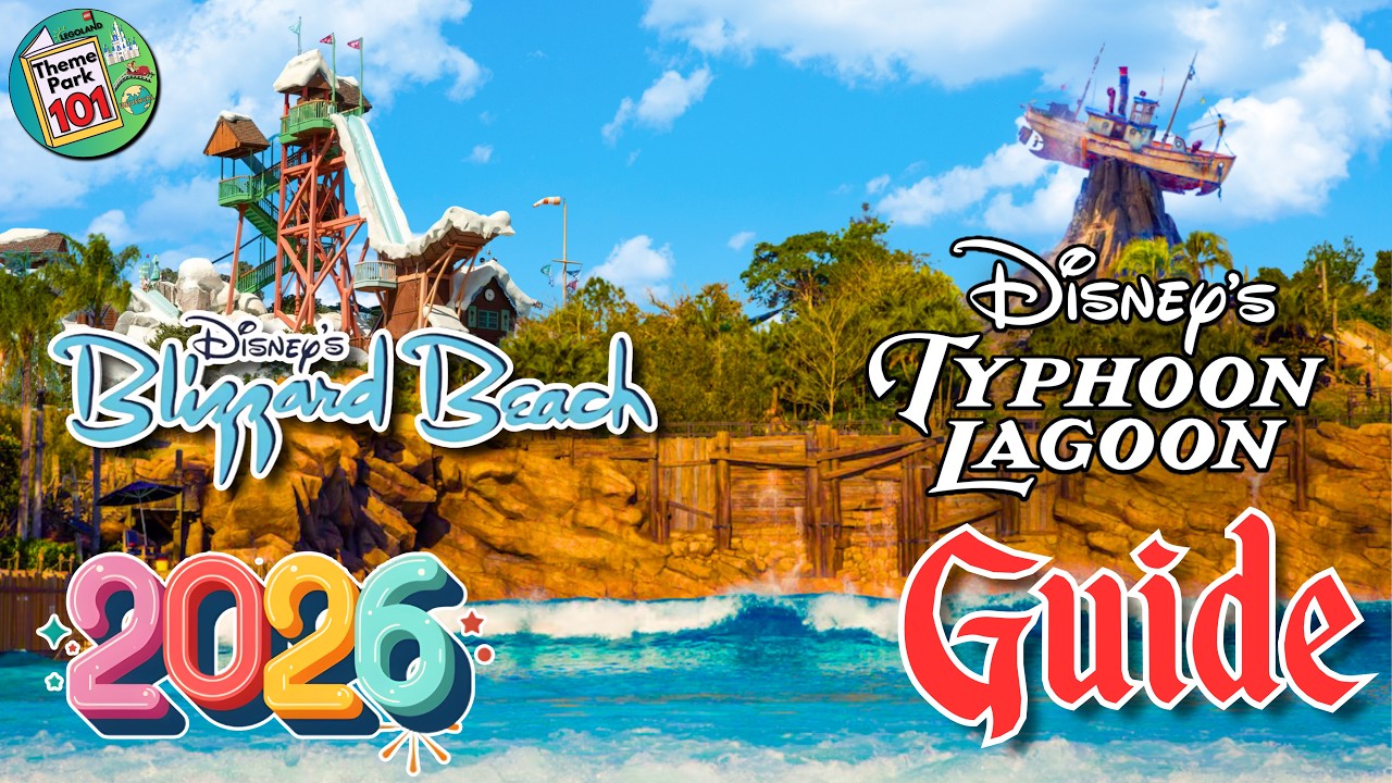 Walt Disney World WATER PARKS - Typhoon Lagoon & Blizzard Beach - BOTH OPEN for 2026!