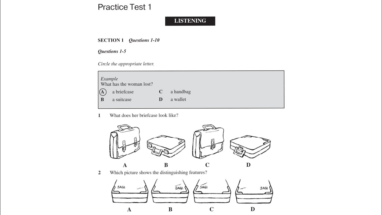 IELTS Listening Cambridge 1 Test 1 | Full Audio + Answers