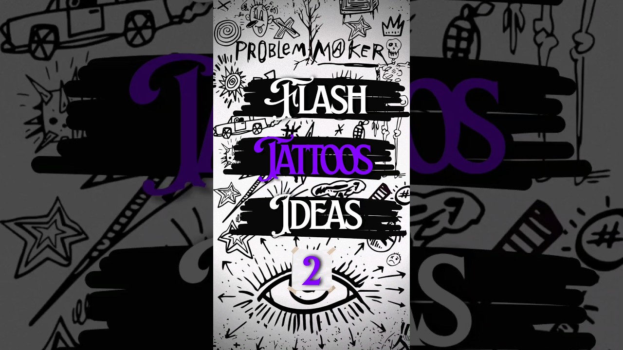 Ideias de Flash Tattoos 2 ⚡ #shorts