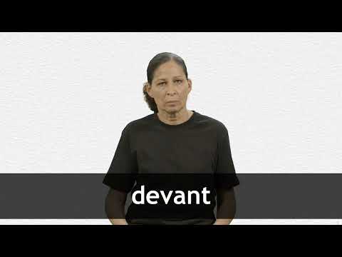 English Translation of “DEVANT” | Collins French-English Dictionary