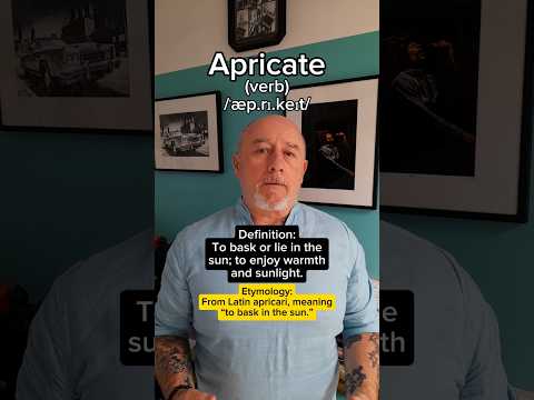How to pronounce Apricate! English Pronunciation, Meaning, Synonyms, Etymology, and Examples!