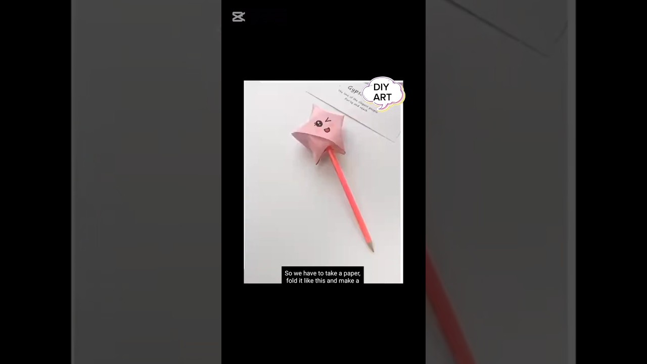 Easy DIY Pencil Decoration with Paper | Cute & Creative Craft Idea!