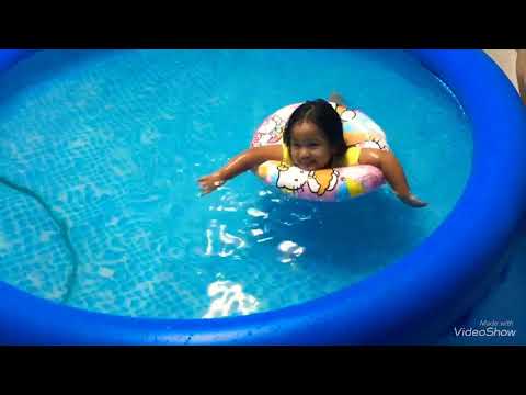Intex Swim Center Family Inflatable Pool. Indoor swimming.