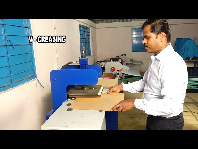Notching Machine - Rigid Box Corner Notching Machine Manufacturer from ...