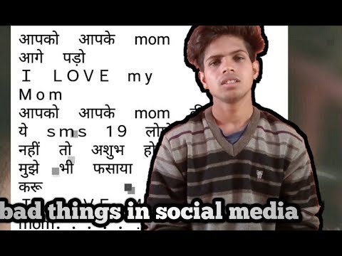 bad things in social media