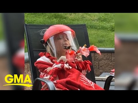 4-year-old shares sweet encounter with hummingbird while wearing feeder suit l GMA