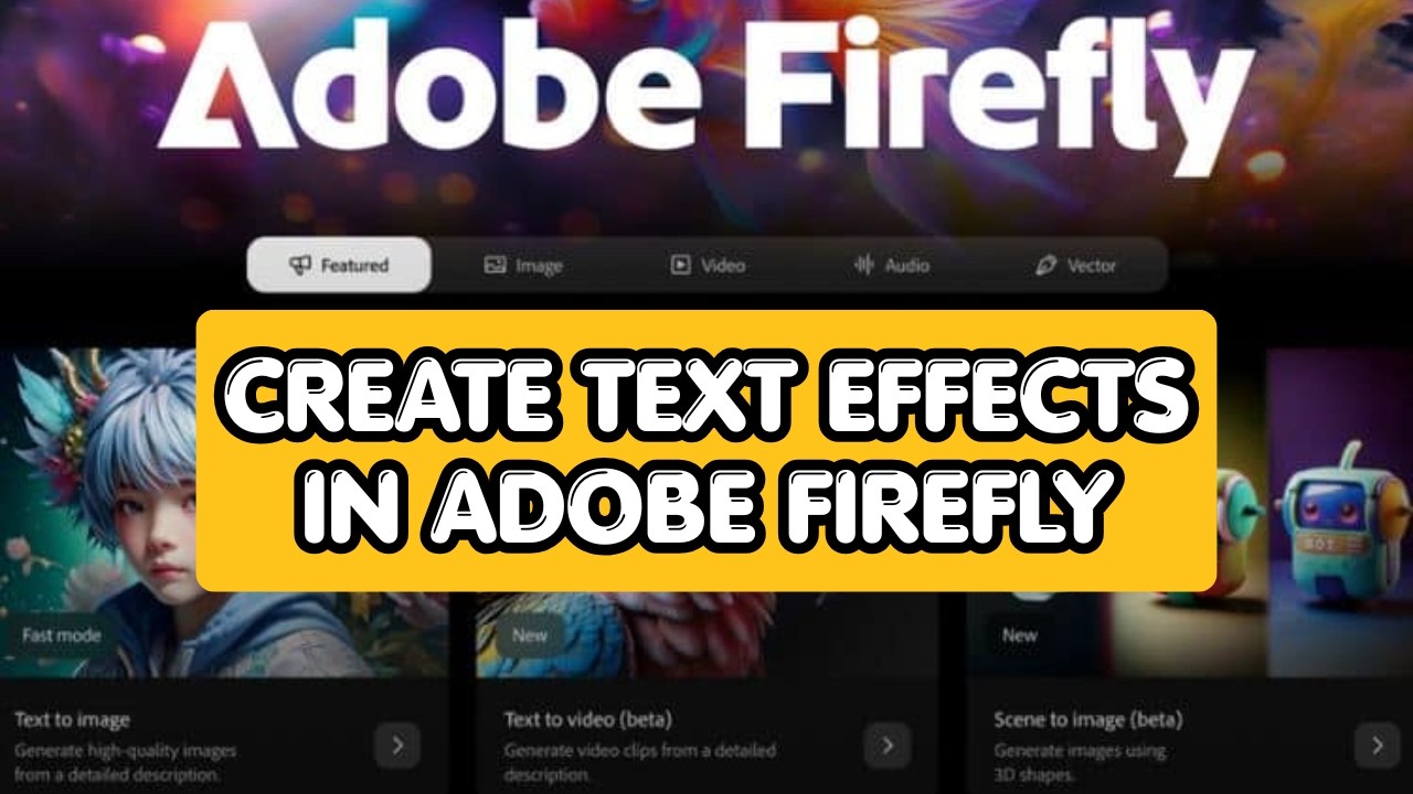 How to Create Text Effects in Adobe Firefly 2026?