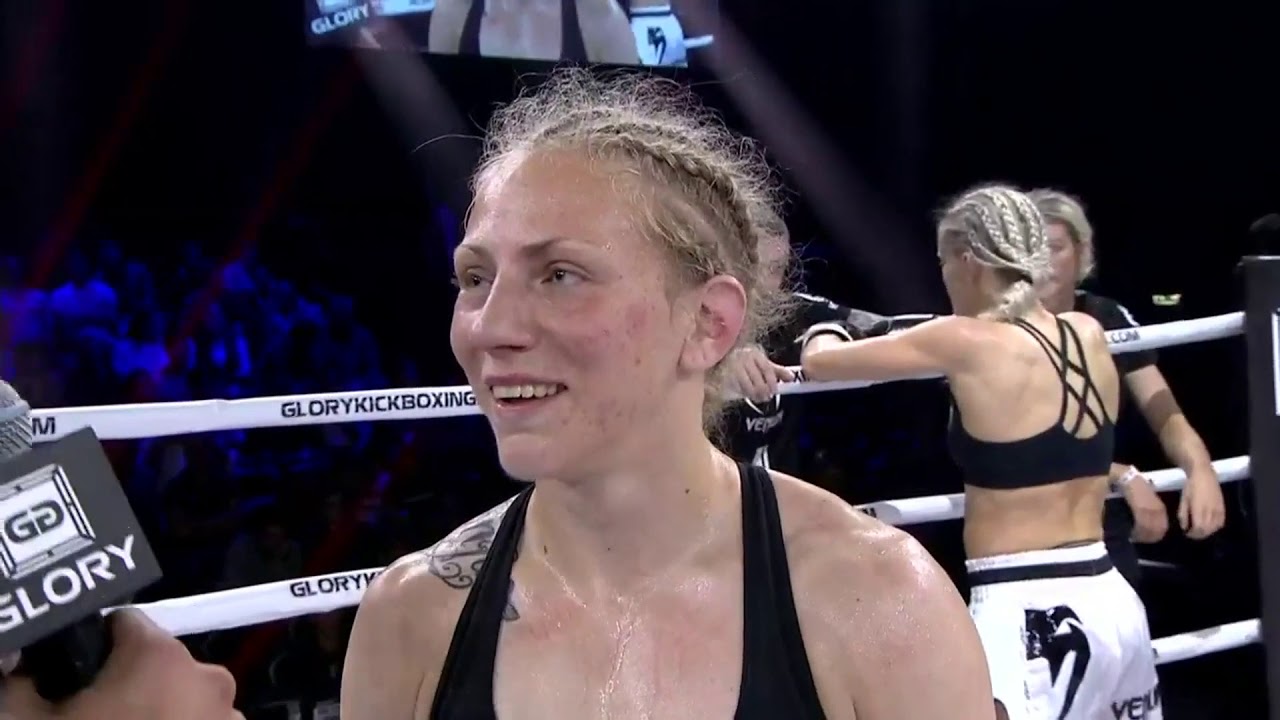 GLORY 65: Sofia Olofsson Post-Fight Interview - GLORY Kickboxing
