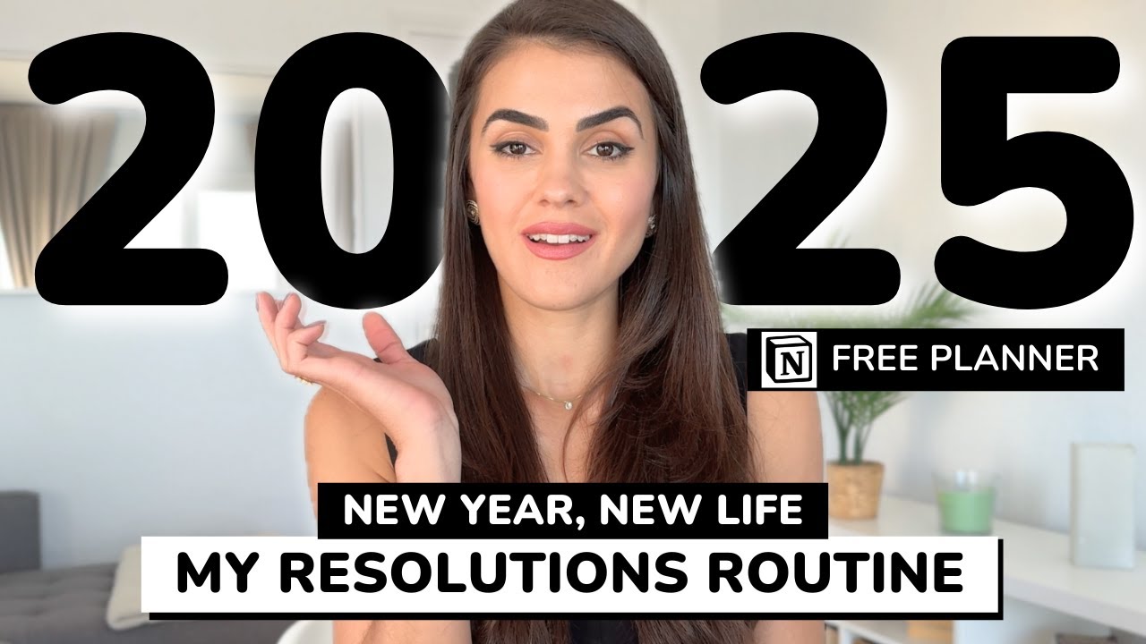 RESOLUTIONS FOR 2025: Vision Board & Goal Setting (Free Notion Template)