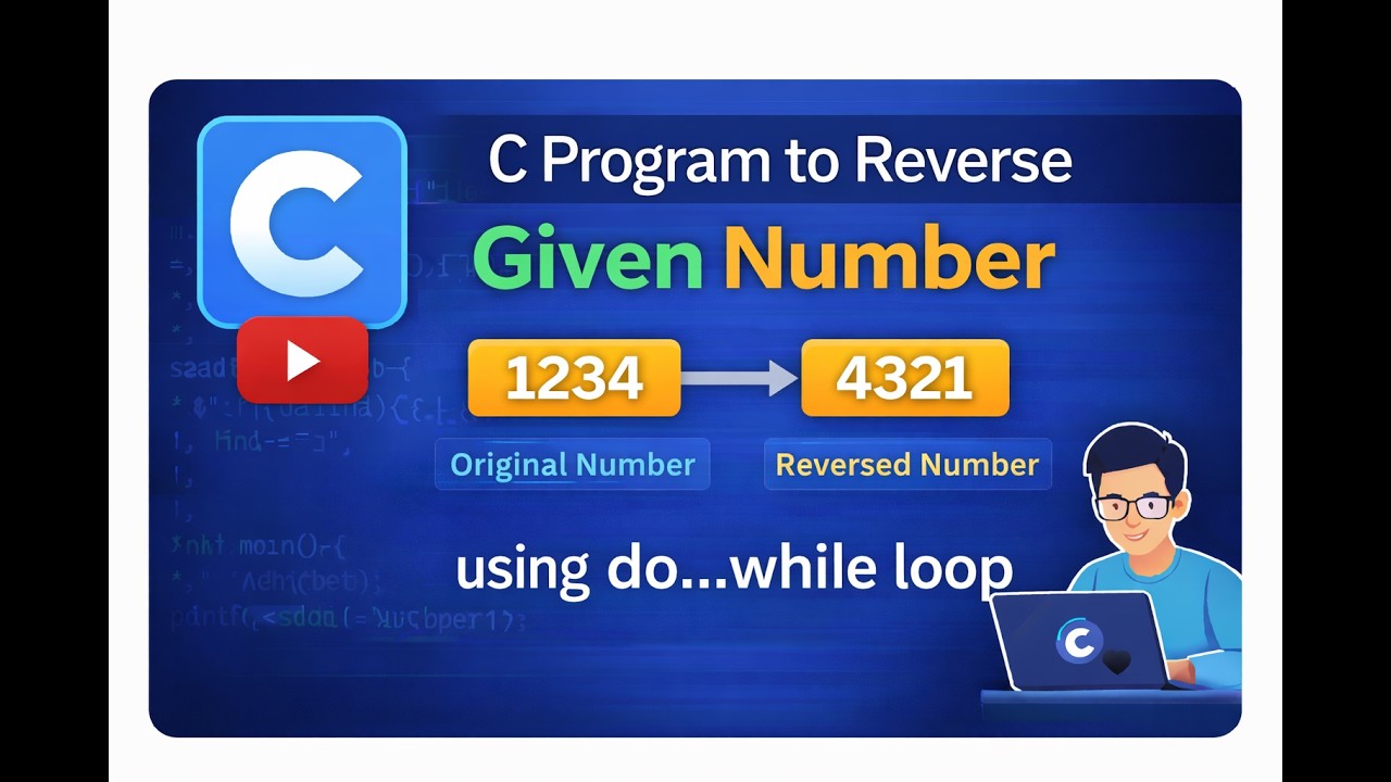 C program to reverse given number using do while loop