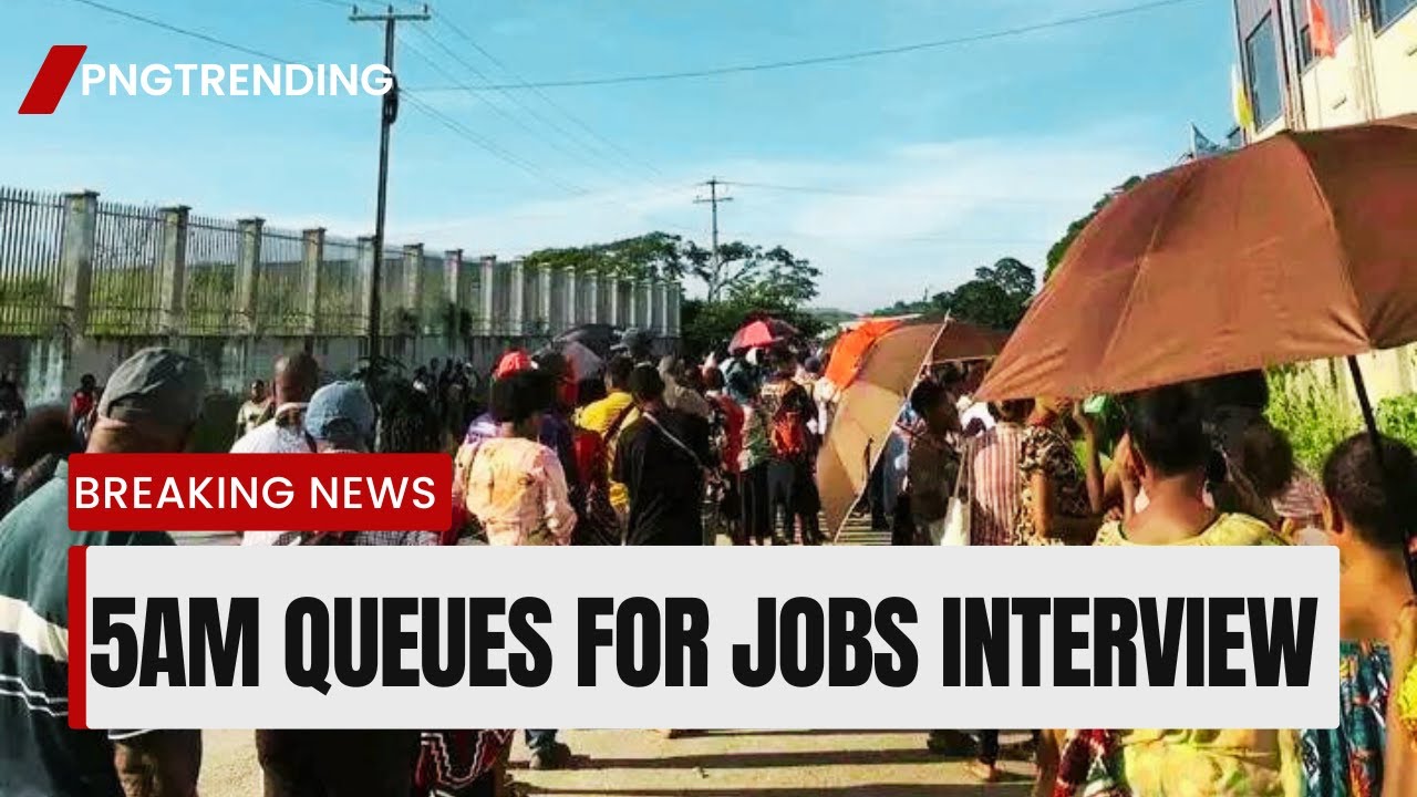 5AM Queues for Jobs: PNG’s Youth Crisis Exposed at Eliseo Group Walk-In Interview